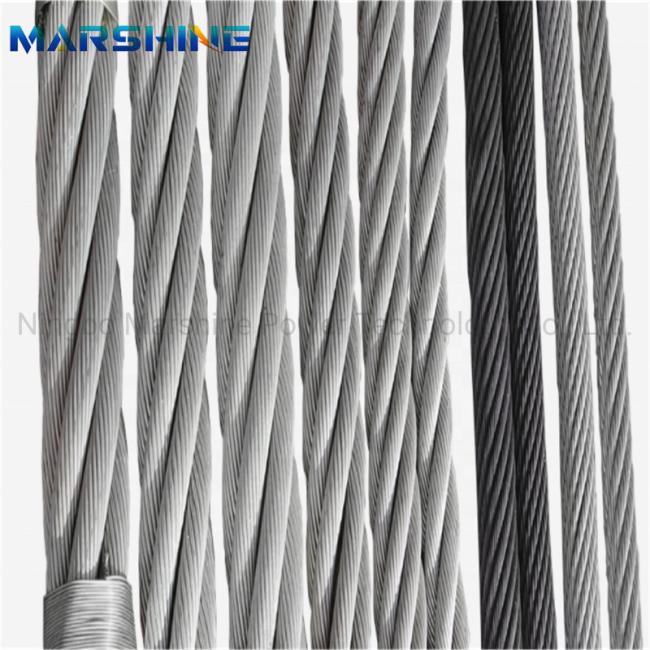 14mm Diameter Anti Twisting Braided Steel Rope for Pulling Single Conductor and Opgw
