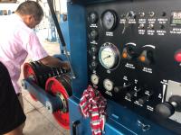 China Bullwheel Hydraulic Cable Puller Tensioner Stringing Machine for sale