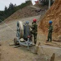 China Cable Puller Power Line Wire Tensioner Stringing Equipment Winch Type for sale