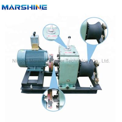 China 380V Portable Light Duty Cable Hauling Winch Manual Cable Pulling Winch for sale