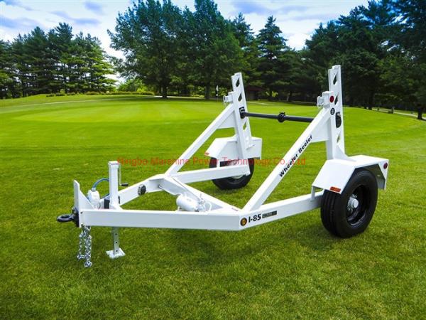 Quality Take Up And Pay Off cable Hydraulic Reel Trailer Electric Power Construction for sale