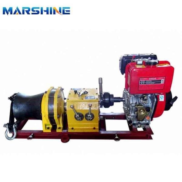 Quality Petrol Diesel 10 Ton Cable Puller Winch Machine For Stringing for sale