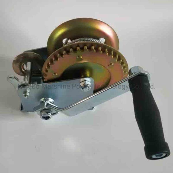 Quality Hand Winch And Trailer On Small Boat With Wire Rope Manual Winch for sale