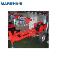 China Explosion-Proof Diesel Engine Double Drum Hand Tractor Winch Walking Tractor Machine for sale