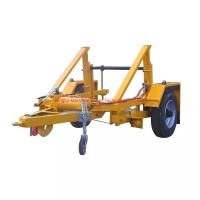 China Mechanical Wire Spool Cable Drum Trailer For Hauling Pulling Lifting for sale