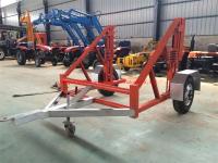 China Mechanical Wire Spool Cable Drum Trailer For Hauling Pulling Lifting for sale