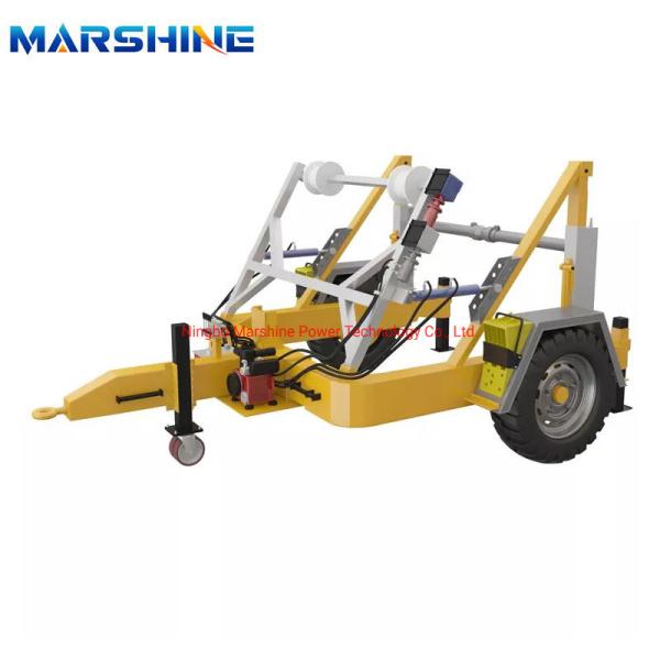 Quality Power Construction Hydraulic Cable Drum Trailers With Max Reel Diameter 3200mm for sale