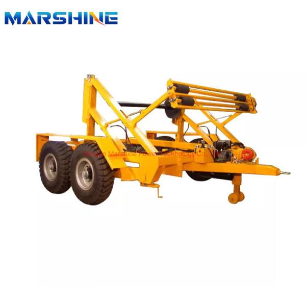 Quality 12T Mechanical Utility Reel Cable Drum Trailer 800MM-2100MM for sale