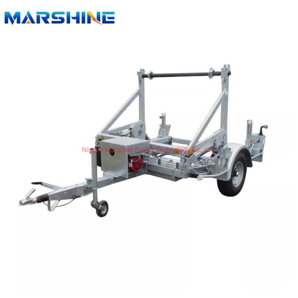 Quality 12T Mechanical Utility Reel Cable Drum Trailer 800MM-2100MM for sale