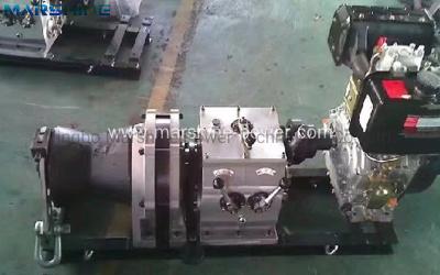 Cina Sollevamento motore da 2 tonnellate con struttura compatta e verricello a cavo diesel in vendita