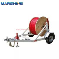 China Oem Engineering Cable Spool Trailer Drum Handling Roller Machine for sale