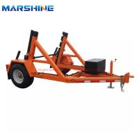 China Oem Engineering Cable Spool Trailer Drum Handling Roller Machine for sale