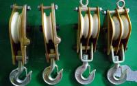 China MC Nylon Hoisting Pulley Tackle Cable Snatch Block Sheave Wire Pulling for sale