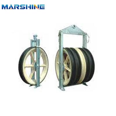 China Transmission Line Stringing Tools With Welding ACSR Conductor Wire Nylon Pulley Block for sale
