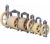 China OEM transmission Conductor Pulley Fiber Optic Stringing Blocks for sale