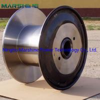 China Reinforced Structure Customizable Double Flange Cable Reel for Wire Drawing Machine for sale