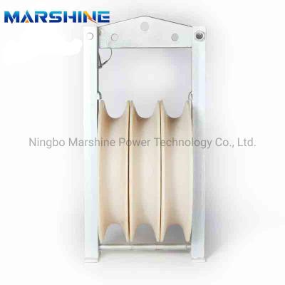 China Large Diameter Conductor Lifting Stringing Block Nylon Sheave for sale