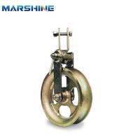 China Slotted weightlifting pulley Cable Stringing Block for sale