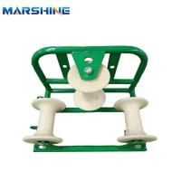 China Anti-Static Telecom Cable Guide Drum Roller Grounding Cable Pulley Block Corner Roller for sale
