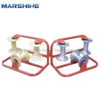 China Anti-Static Telecom Cable Guide Drum Roller Grounding Cable Pulley Block Corner Roller for sale
