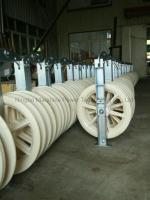 China Welding 66 Fiber Optic Stringing Blocks Cable Sheave Pulley for sale