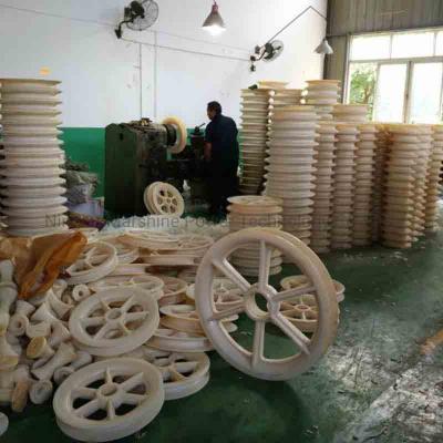 China Customized Conductor Universal Stringing Block Cable Pulley Block Plastic for sale