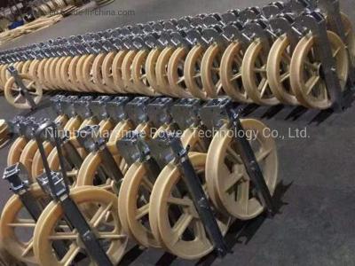 China Single-Wheel  Or Three-Wheel  Block With Ground Wheel Helicopter  Block For Lifting Large Diameter Pulley for sale