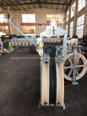 China Single-Wheel  Or Three-Wheel  Block With Ground Wheel Helicopter  Block For Lifting Large Diameter Pulley for sale