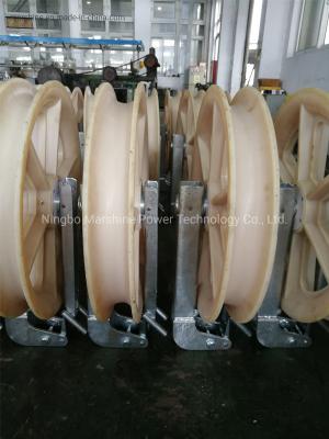 China Single-Wheel  Or Three-Wheel  Block With Ground Wheel Helicopter  Block For Lifting Large Diameter Pulley for sale