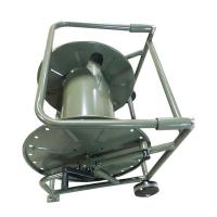 China Multi-Function Retractable Fiber Tactical Cable Drum Spool Cart Reel Manpack Backpack for sale