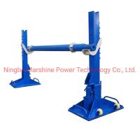 China Adjustable Lifting Hydraulic Cable Drum Jack Rack Stand 200kn for sale