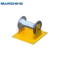 China Cable Pulling Equipment Cable Laying Roller Trestle Ground Cable Roller for sale