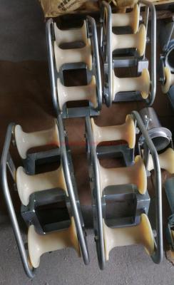 Cina 7.7-18 kg Capacità di carico Ruota in alluminio di nylon, rulli di trazione del cavo in vendita