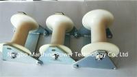 China Electric Cable Guide Pulley Single Wheel Cable Roller Opening Protection Roller for sale
