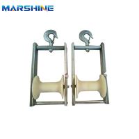 China Conductor Electric Cable Roller Sheave Block For Aerial Cable Stringing for sale