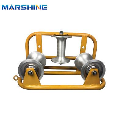 China Customized  Triple Drum Corner Cable Roller For Electrical Power Stringing Tools for sale