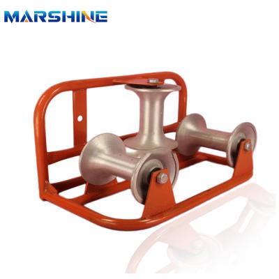 China Customized  Triple Drum Corner Cable Roller For Electrical Power Stringing Tools for sale