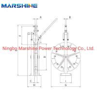 China Customizable Large Diameter Conductor Stringing Block Helicopter Pulling Pulley Block for sale