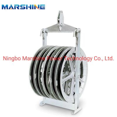 China Heavy Duty Wire Rope Snatch Block Pulley Block For Aerial Cable for sale