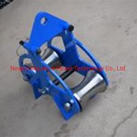 China Multiple Wheel Electrical Wire Wheel Cable Roller With Nylon Pulley Roller for sale