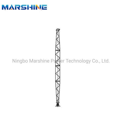 Cina Alumini alloy reticolato singolo palo gin per l'erezione di linee di trasmissione torre di costruzione in vendita
