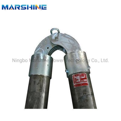 China Gim tubular Polo em forma de A feito de liga de alumínio de grande resistência com guincho manual à venda
