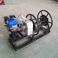 China Gasoline Engine Wire Rope Take Up Pulling Winch For Railway Construction for sale