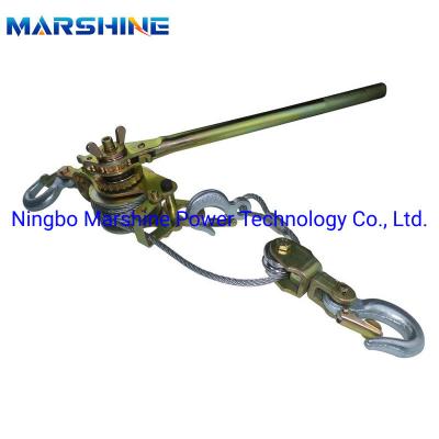 China Wire Rope Puller Lifting Tools Manual Ratchet Wire Rope Tighter for sale