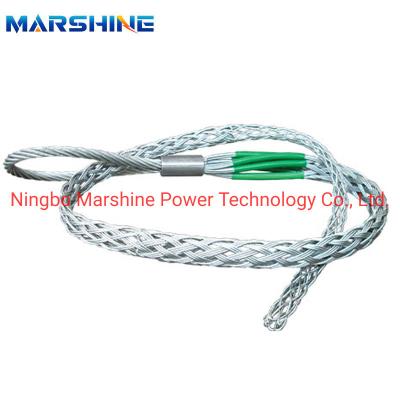 China Male 2 Pins Temporary Joints Connector Wire Mesh Socks with Aluminum Terminals for sale