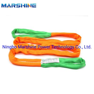 Cina Colore personalizzabile Flat Webbing Sling di sollevamento con catena saldata per il lavoro aereo in vendita