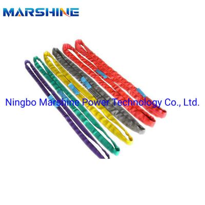 Cina Colore personalizzabile Flat Webbing Sling di sollevamento con catena saldata per il lavoro aereo in vendita