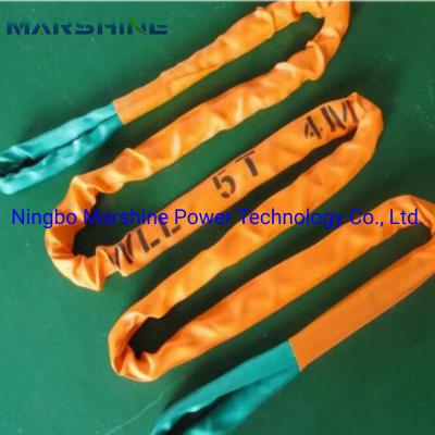 Cina Colore personalizzabile Flat Webbing Sling di sollevamento con catena saldata per il lavoro aereo in vendita