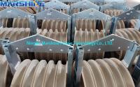 China Construction Works Large Diameter Stringing Power Block With Anti-Static Feature for sale