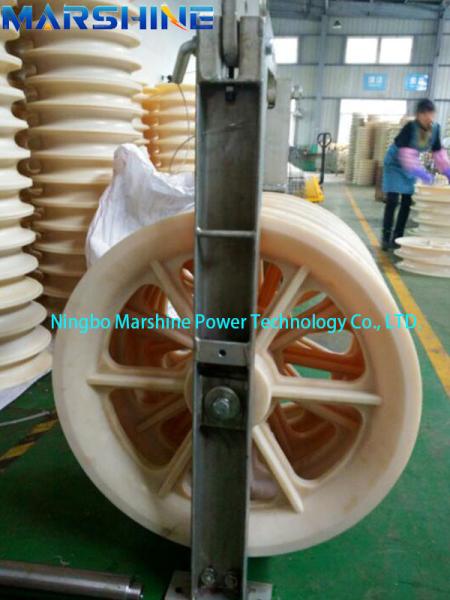 Quality Grounding Roller Galvanized Nylon Sheave Aerial Cable Pulley Block With Standard for sale
